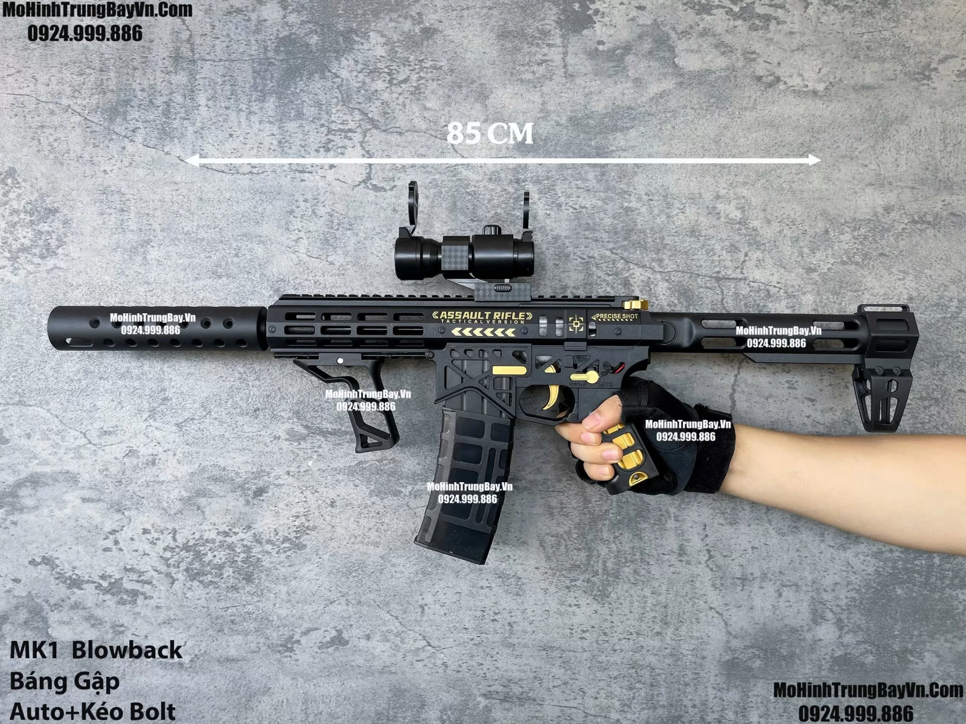 Súng Đạn Thạch MK1 Blowback 2 Chế Độ Sấy Cực Nhanh M4 M416 Hk416 M4a1 ...
