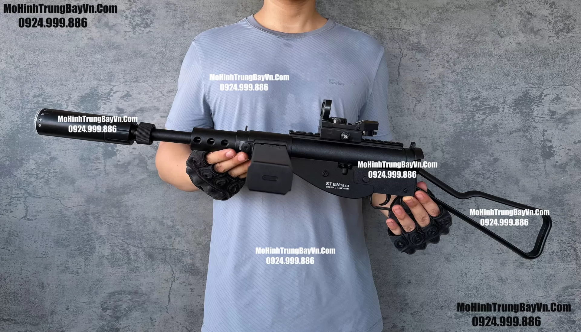 Súng Đạn Thạch Sten 1943 Mk2 Blowback 2 Chế Độ Auto Semi Full Phụ Kiện ...