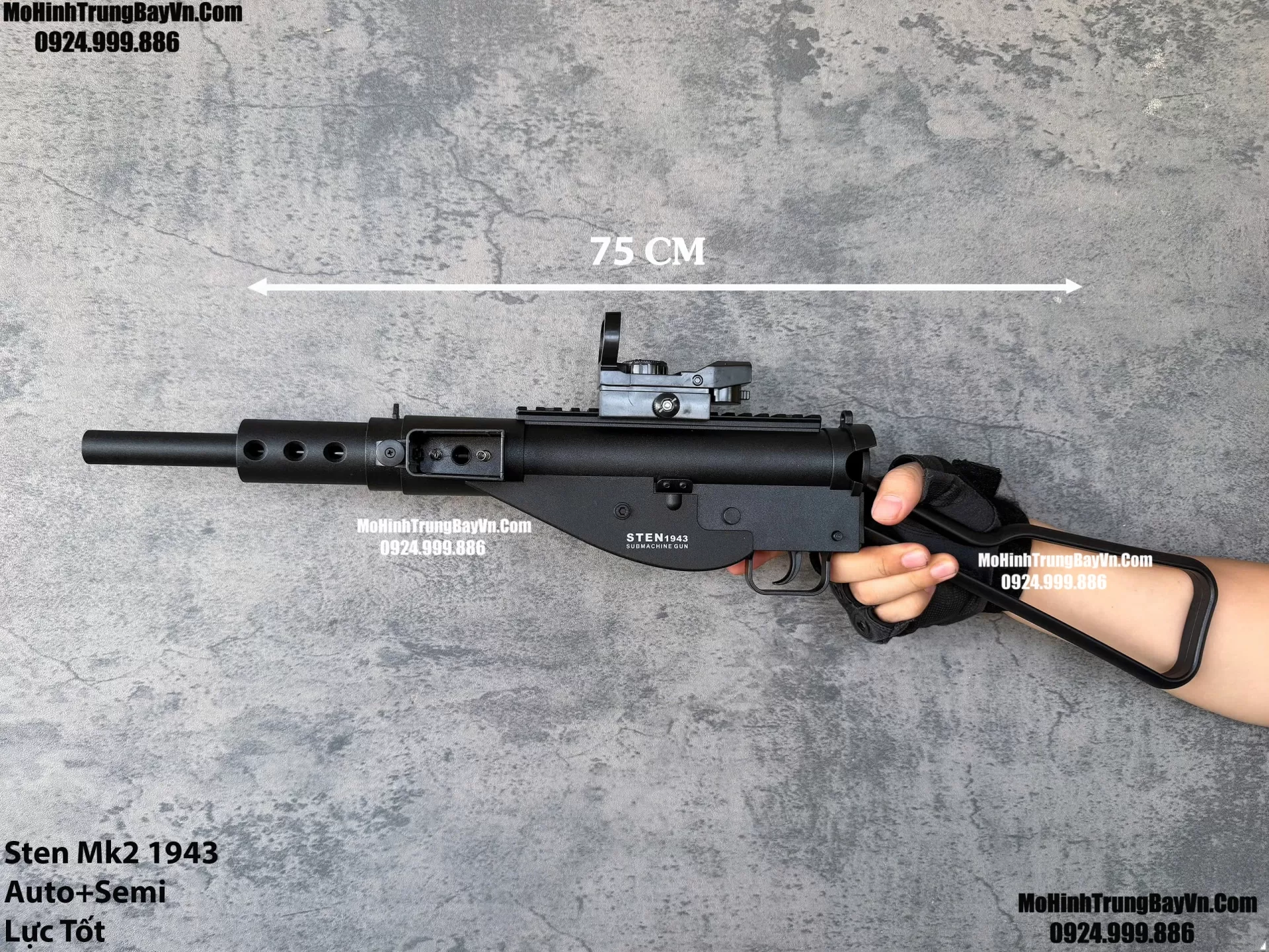 Súng Đạn Thạch Sten 1943 Mk2 Blowback 2 Chế Độ Auto Semi Full Phụ Kiện ...