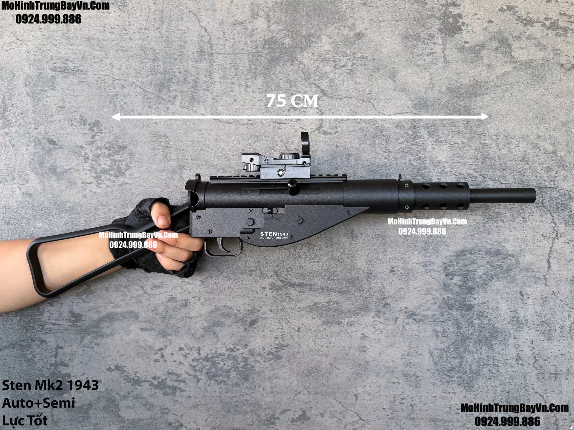 Súng Đạn Thạch Sten 1943 Mk2 Blowback 2 Chế Độ Auto Semi Full Phụ Kiện ...