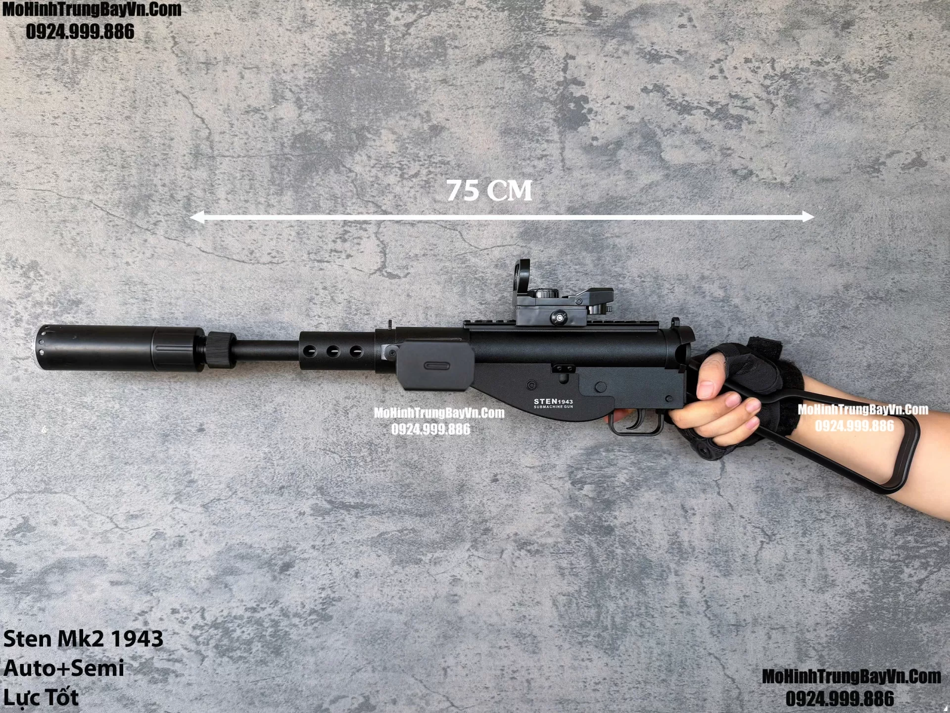 Súng Đạn Thạch Sten 1943 Mk2 Blowback 2 Chế Độ Auto Semi Full Phụ Kiện ...